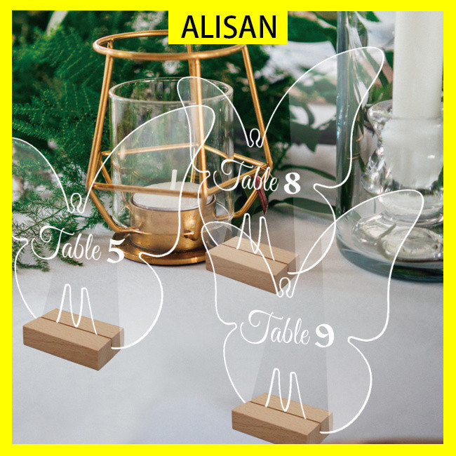 LTY DIY Wedding Acrylic Table Signs Table Numbers Modern Wedding Signs ...