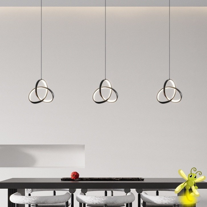 Nordic LED Chandelier Ceiling Light for Kitchen Bar Counter Hanging ...