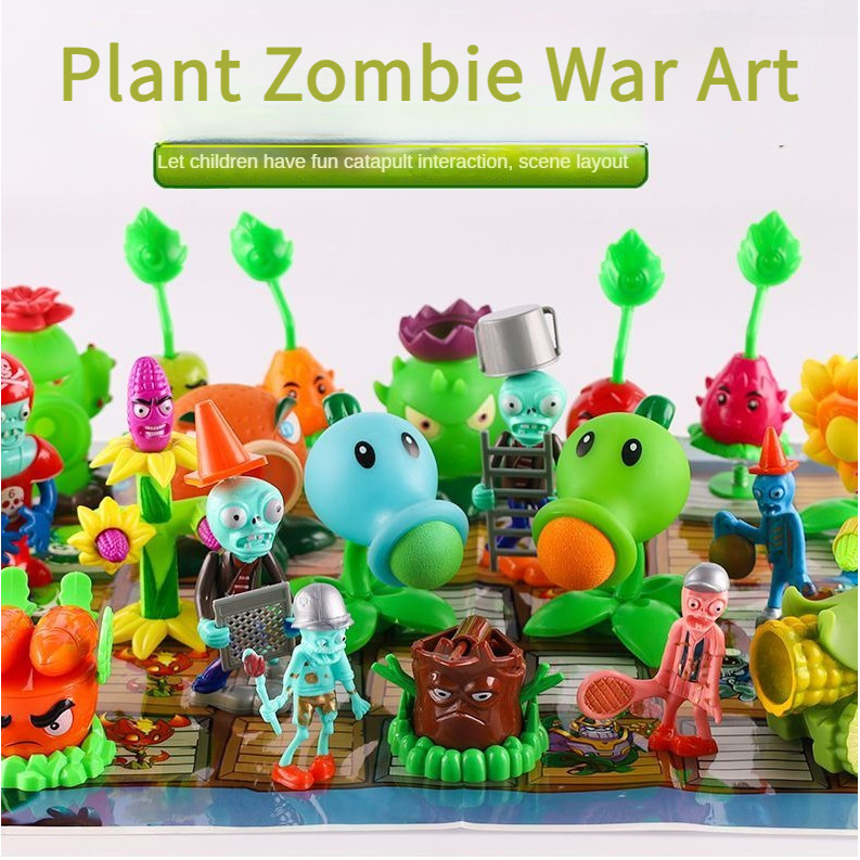 Toy Children Plants vs. Zombies Soft Rubber Full Set | Shopee Philippines