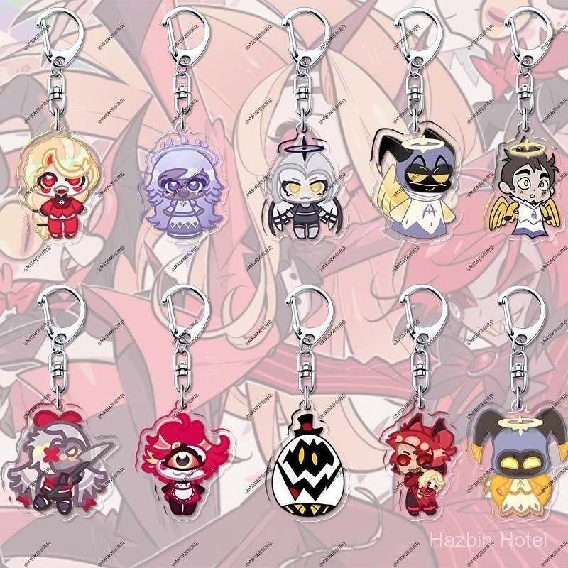 【24H SHIPPING】Hazbin Hotel Alastor Anime Surrounding Acrylic Keychain ...