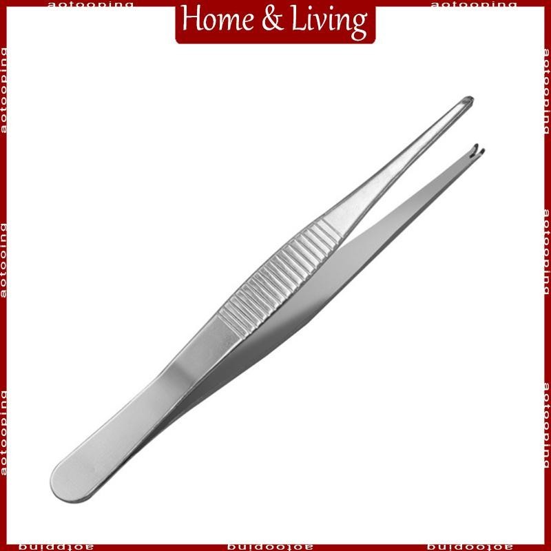 AOTO Tissue Thumb Forceps Tweezer Straight Stainless Steel Tweezer ...