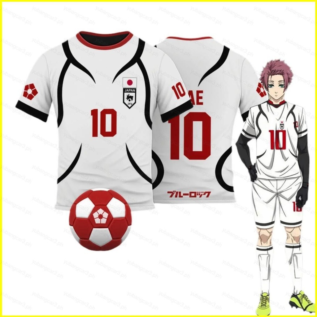 yu1 BLUE LOCK SAE Cosplay cloth jersey Full Graphic summer T-shirt ...