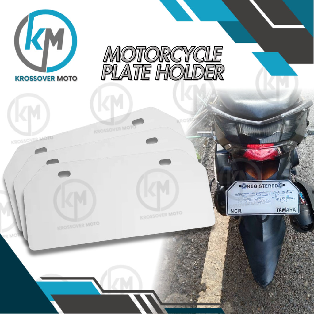MOTORCYCLE PLATE HOLDER PLATE NUMBER HOLDER 4IN X 9IN X 3MM [KM ...