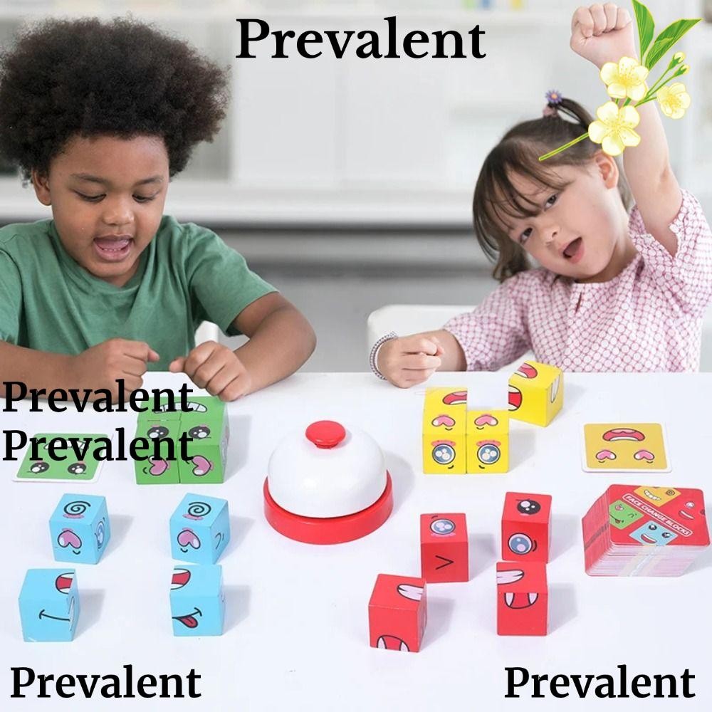 PREVA Face Change Cube Game, Montessori Creative Expression Puzzle ...