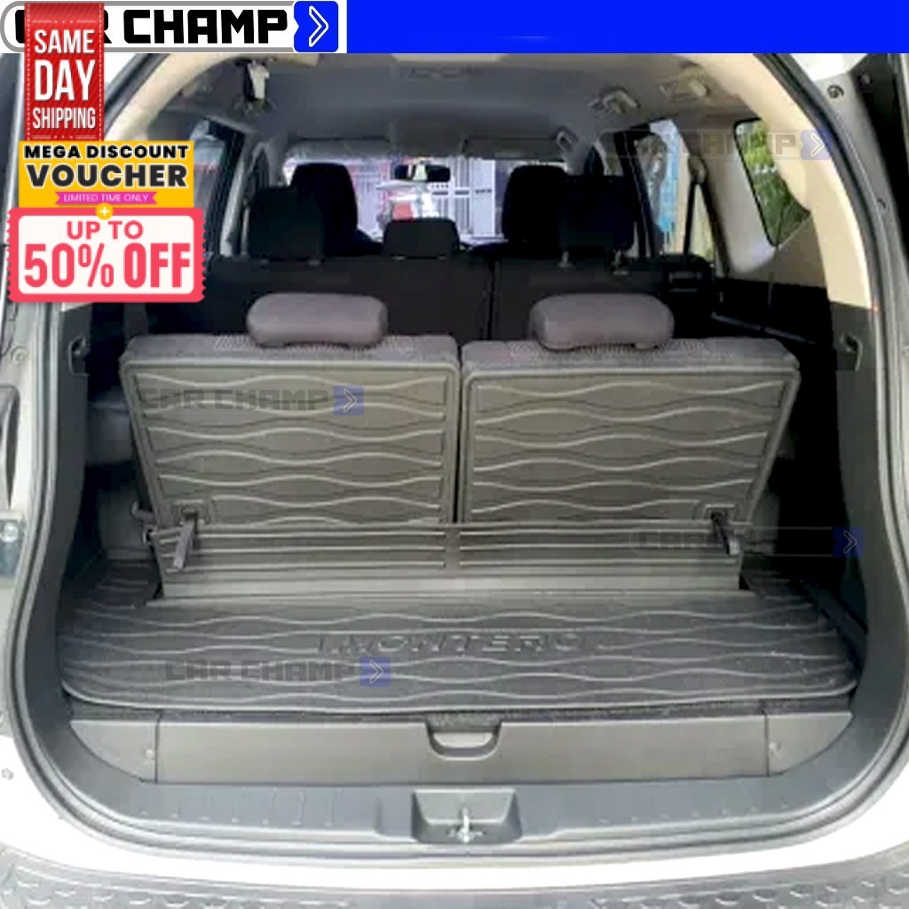 Mitsubishi Montero 2016 to 2025 Bendable Full Cargo Trunk Tray PREMIUM ...