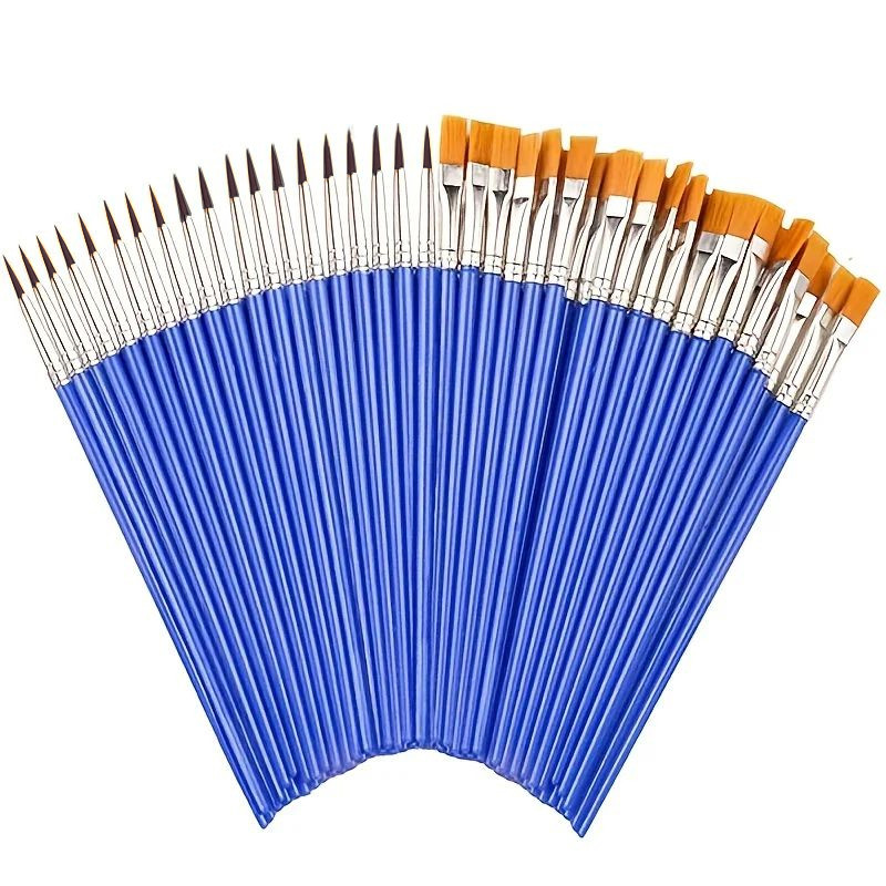20pcs Painting Brushes Handmade Craft Art Tools Multifunctional Hook ...