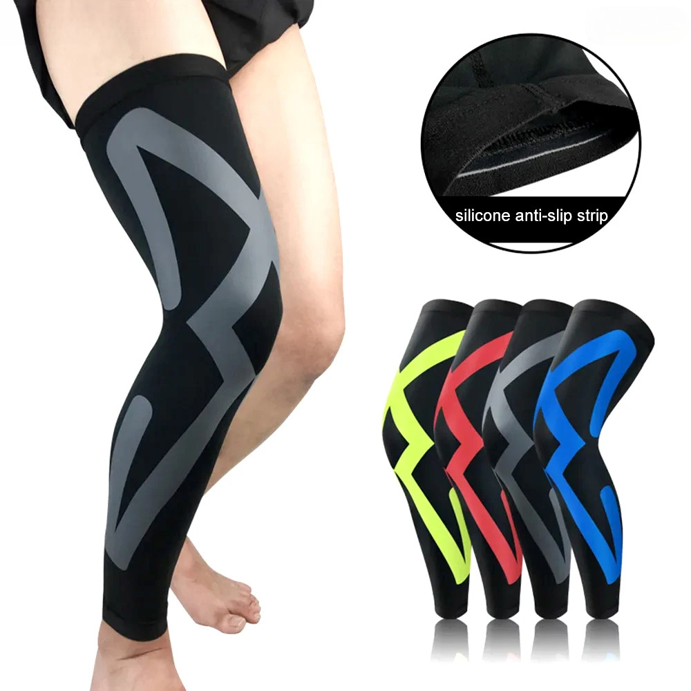 1Pcs Long Full Leg Knee Brace for Women Men,Compression Knee Sleeves ...