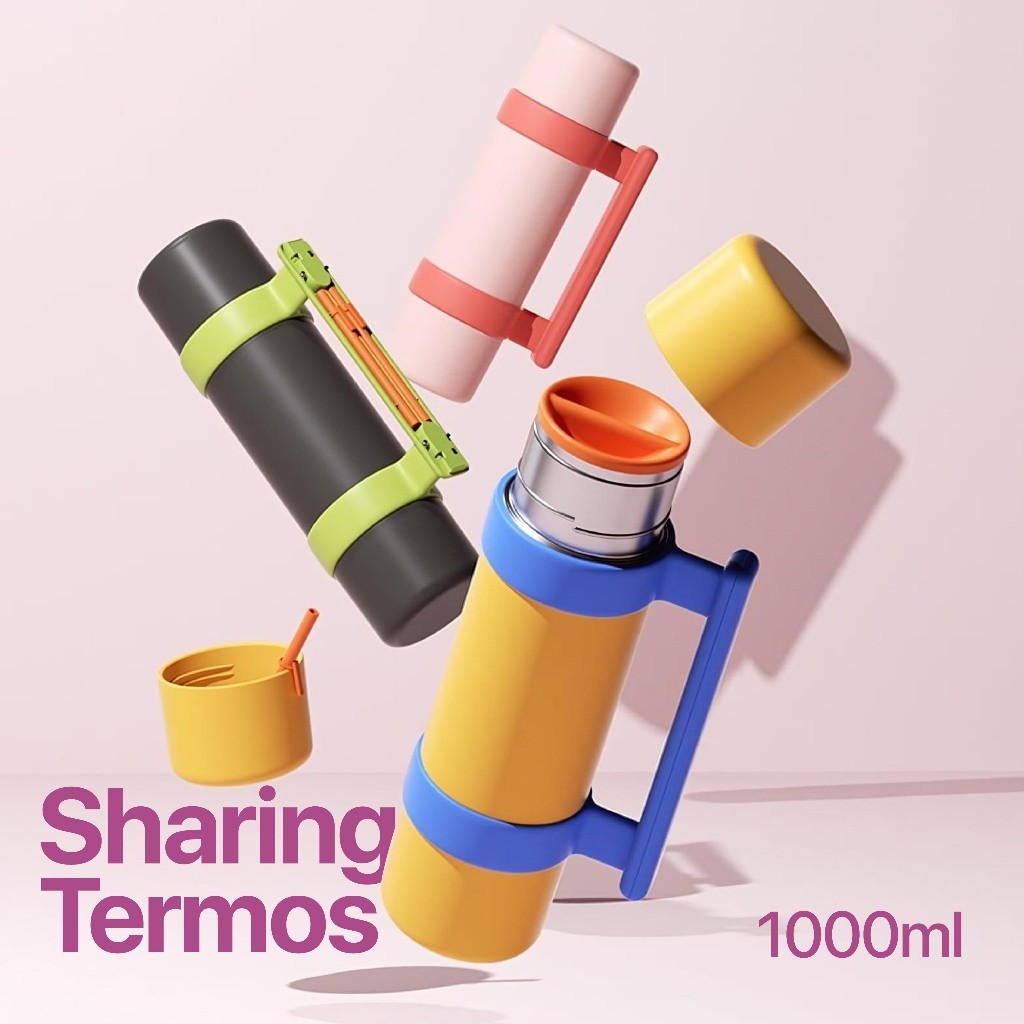 Chako LAB Sharing Thermos 1000ml | Shopee Philippines