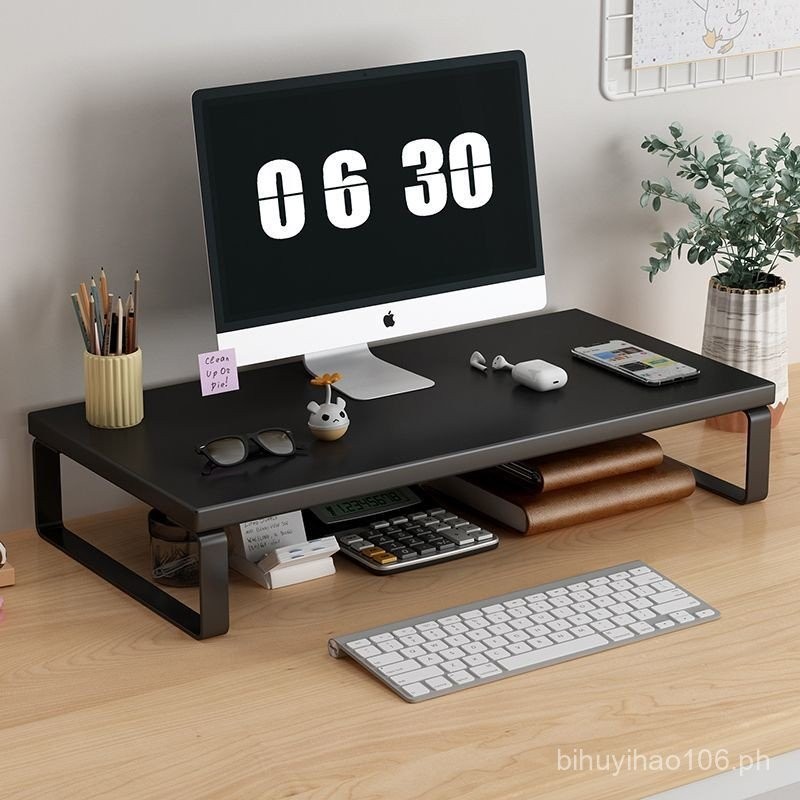 Office Desk Storage Heightening Rack Single Layer Storage Organizer ...