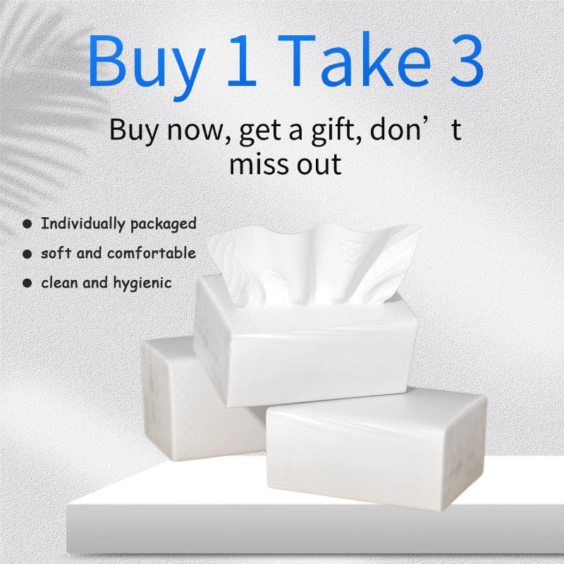 【Buy 1 Take 2】Tissue Facial Tissue 4-Ply toilet paper tissue Tree care ...