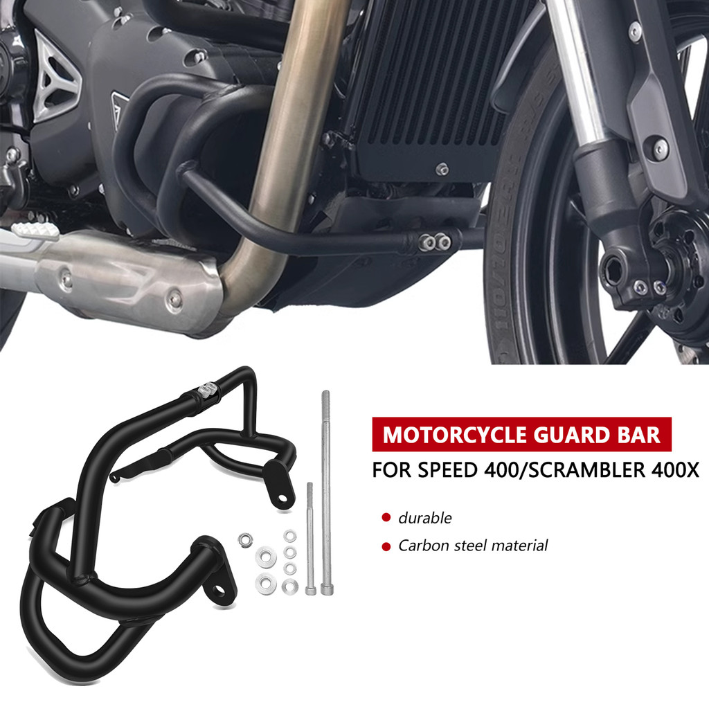 For Motorcycle Crash Bar Engine Guard Frame Protector Bumper Speed 400 ...