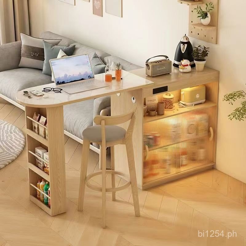 Japanese Style Folding Extendable Sideboard Cabinet, Retractable ...