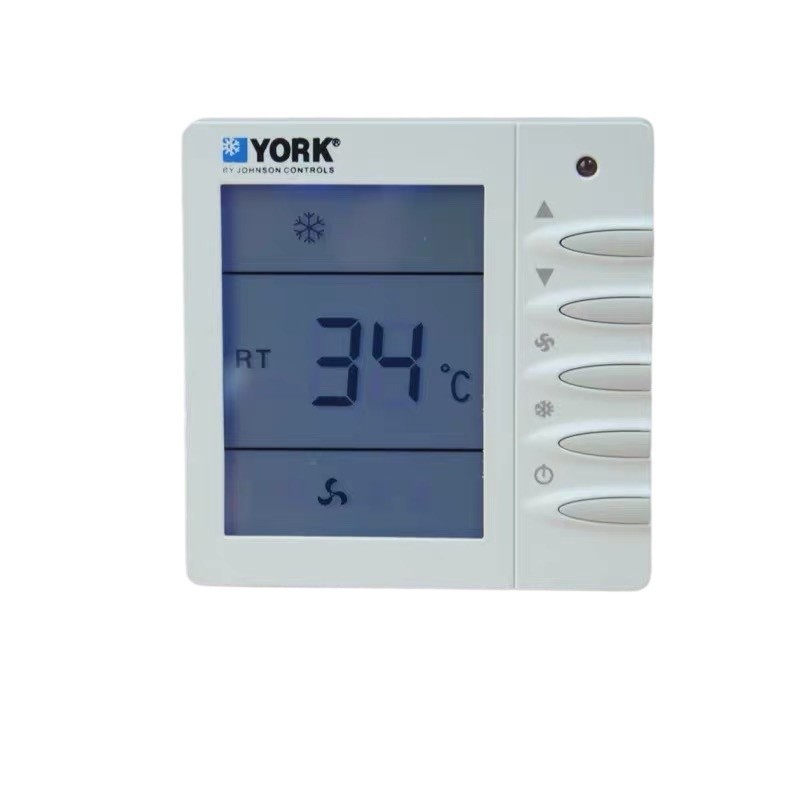 York central air conditioning LCD line thermostat fan coil three-speed ...