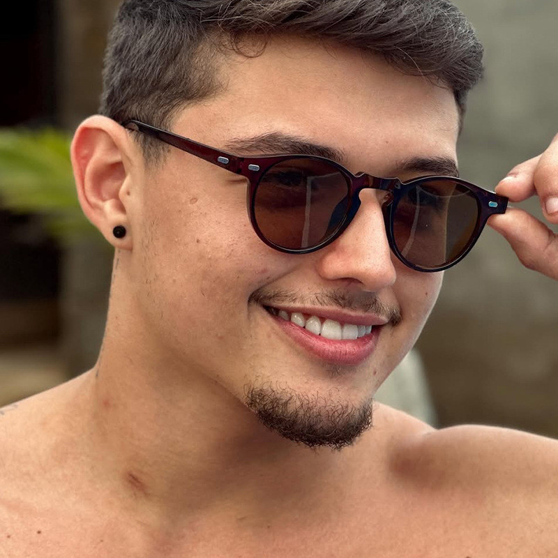 Fashion New Style Round Small Frame Unique Sunglasses Retro Ladies Men ...