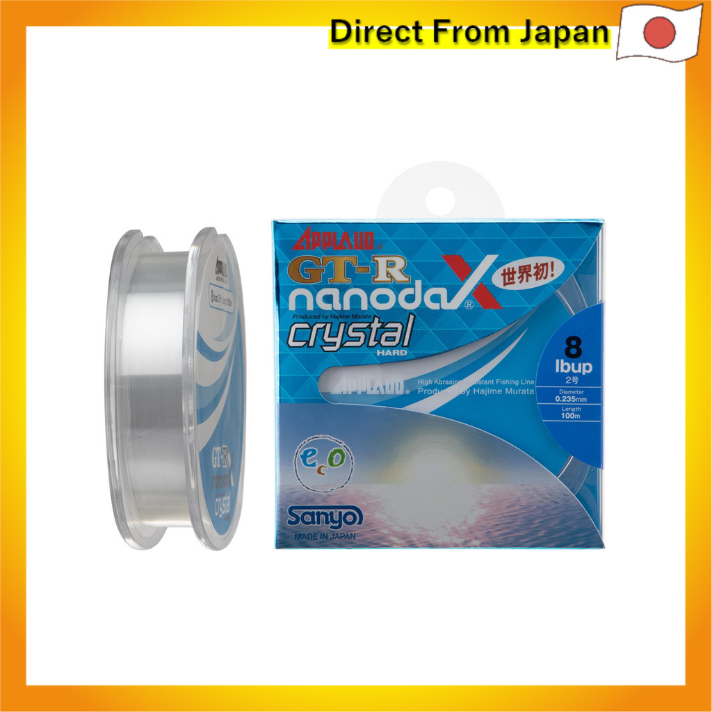 SANYO Nylon NanodaX Line Applied GT-R nanodaX Crystal Hard 100m 2lb Crystal Clear | Shopee ...