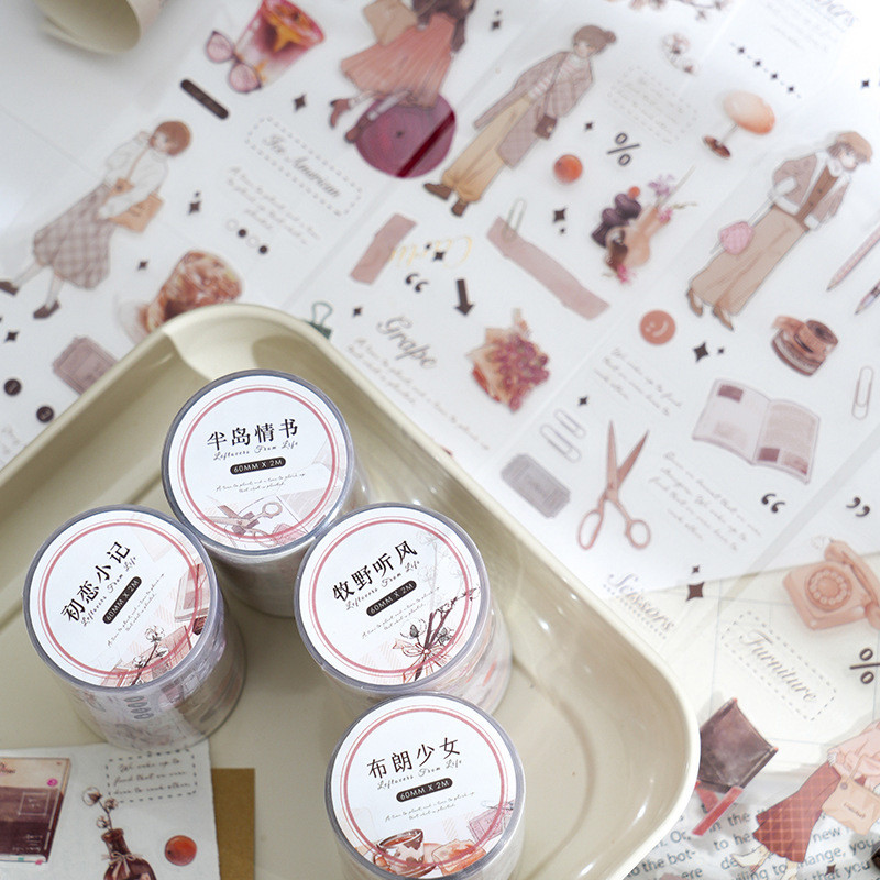 ENWEI 1 Roll [Soft Leftovers From Life Series] Simplicity Journal ...