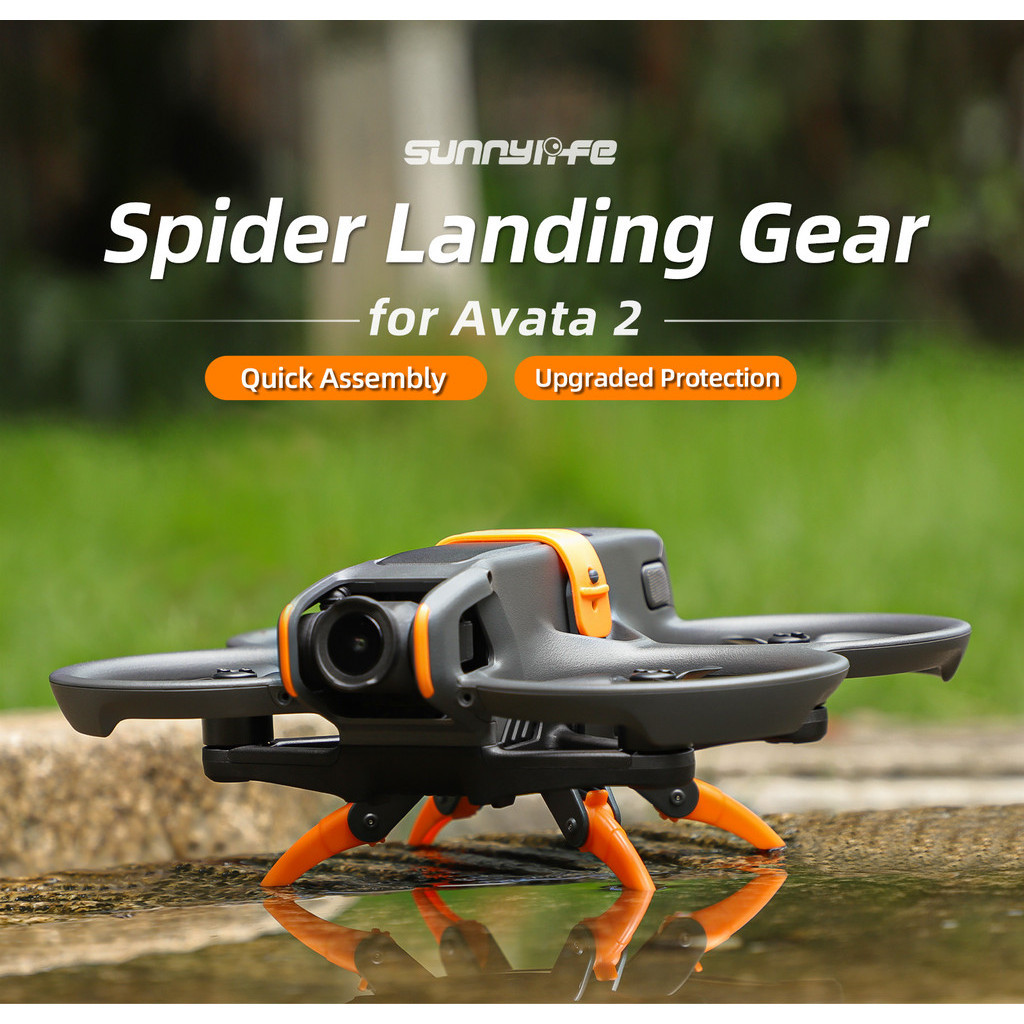 Sunnylife DJI Avata 2 Heightening Tripod Foldable Spider Tripod Landing ...