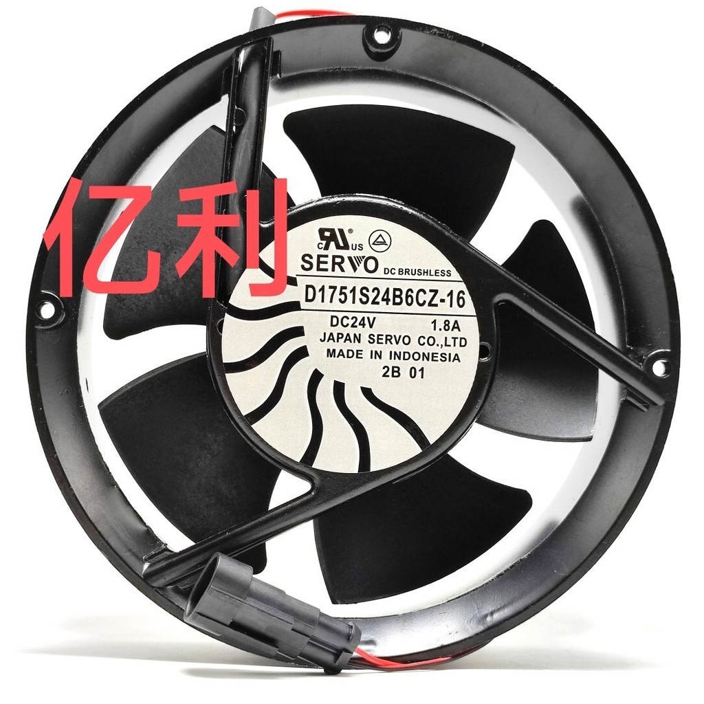 D1751s24b6cz-16 SERVO ABB Inverter Fan Axial Cooling Fan 24V 1.8A ...