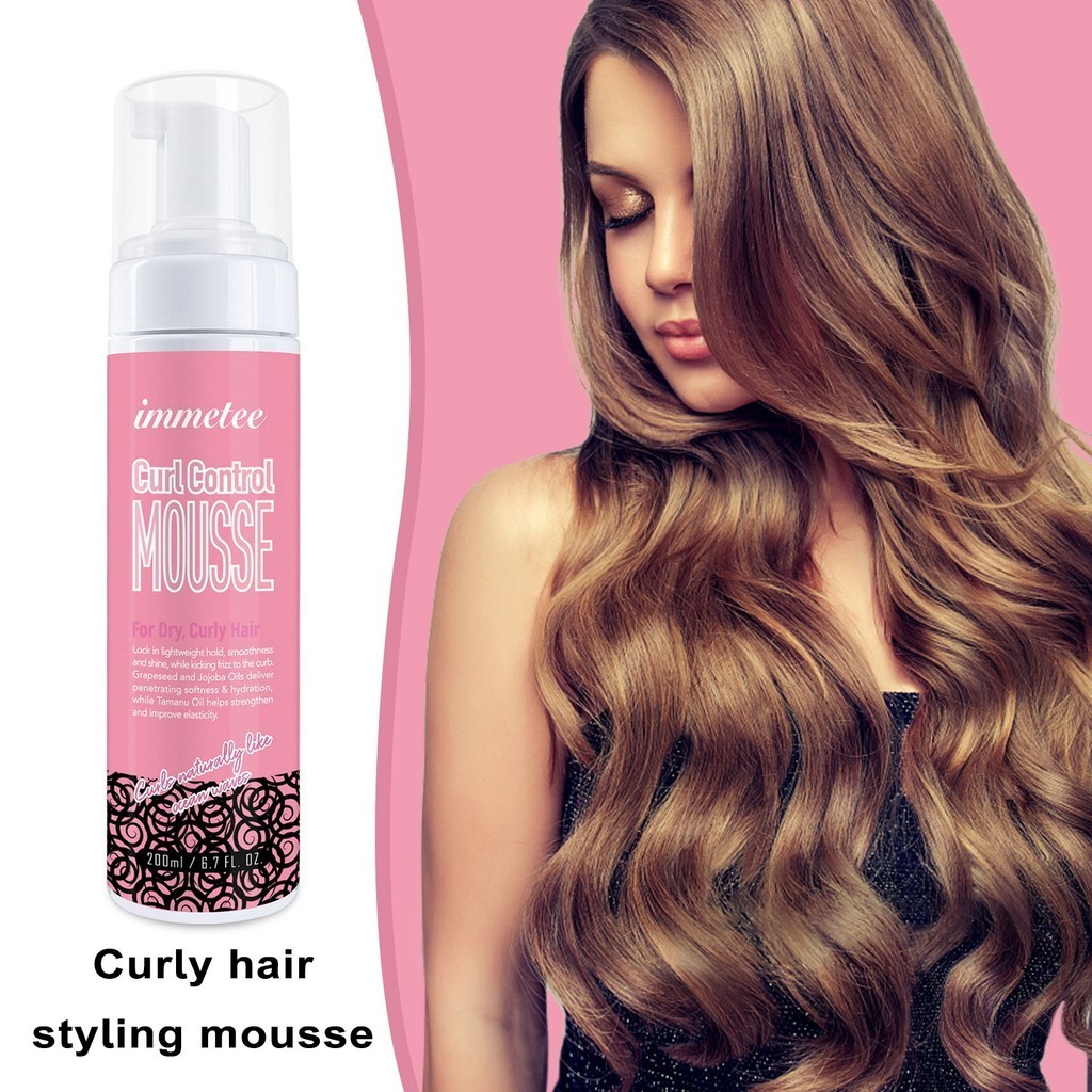 LA* 200ML Curl Styling Mousse Create Long-Lasting Bouncy Curls with ...