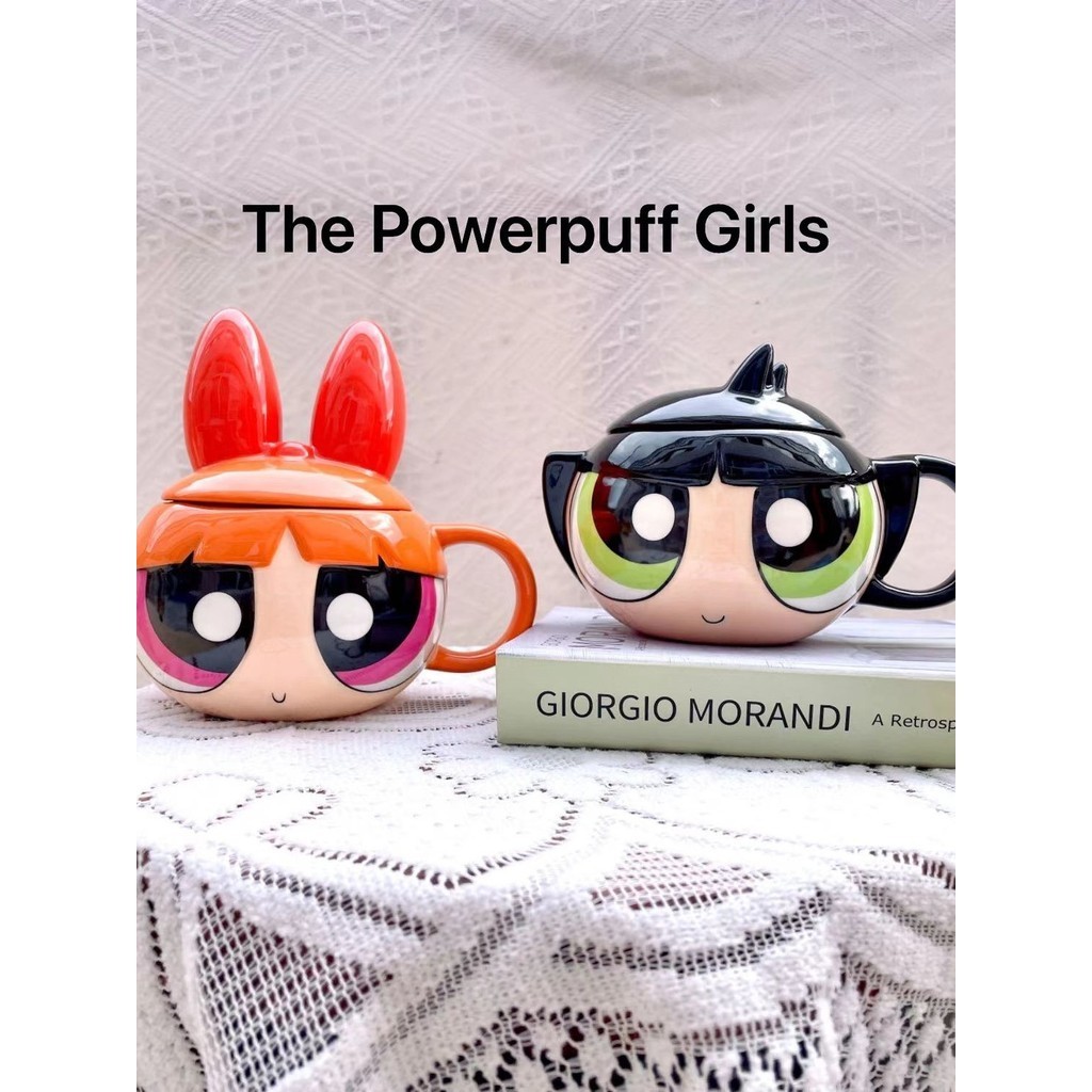 The Powerpuff Girls Peripheral Ceramic Mug with Lid Couple's cups ...
