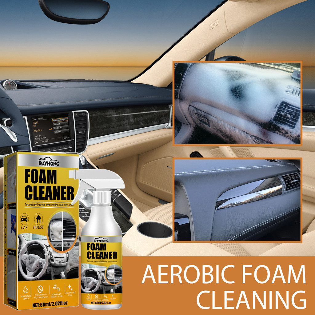 Automotive Detergent Car Interior Foamed Cleaner Wash-Free ...