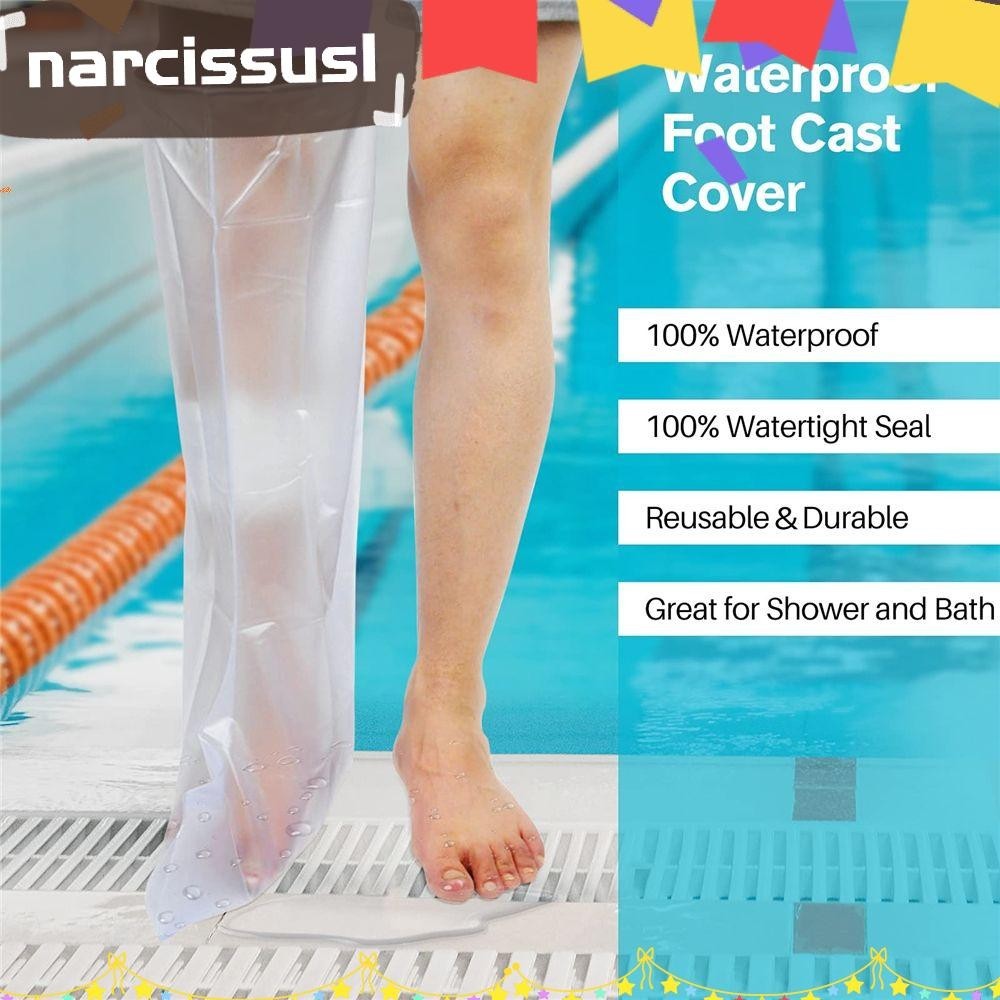 NARCIS Leg Cast Cover for Shower Keep Wounds & Bandage Dry Waterproof ...