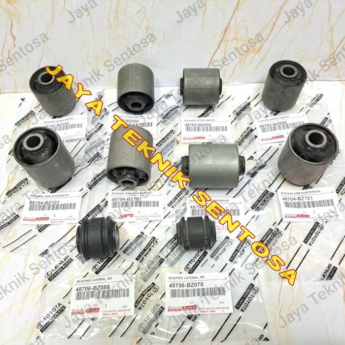 Rear Arm Bushing Set Upper Lower Upper Lower and Lateral Grand New ...