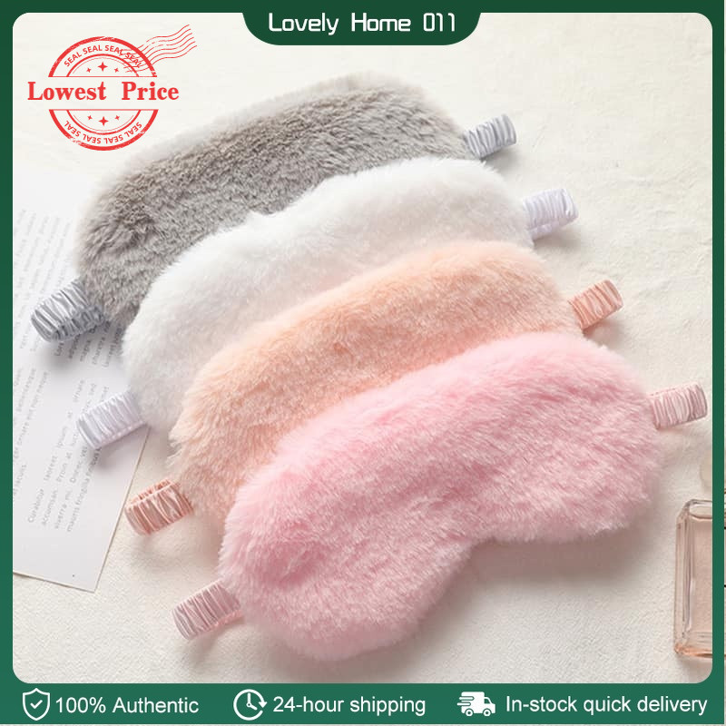 Wholesale Sleeping Mask Sleeping Blindfold Soft Plush Eye Masks Cute ...