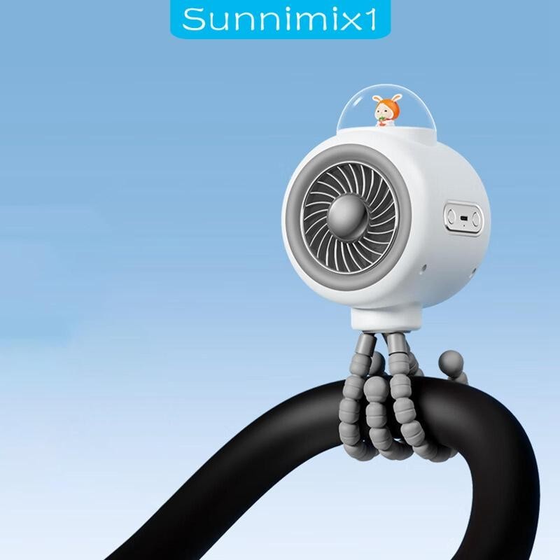[Sunnimix1] Fan Flexible Tripod Clip on Fan Three Speed Mini Handheld ...