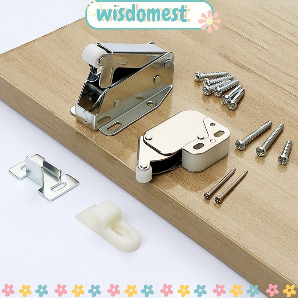WISDOMEST Sliding Door Catcher Durable Spring Door Latch Slide Locker ...