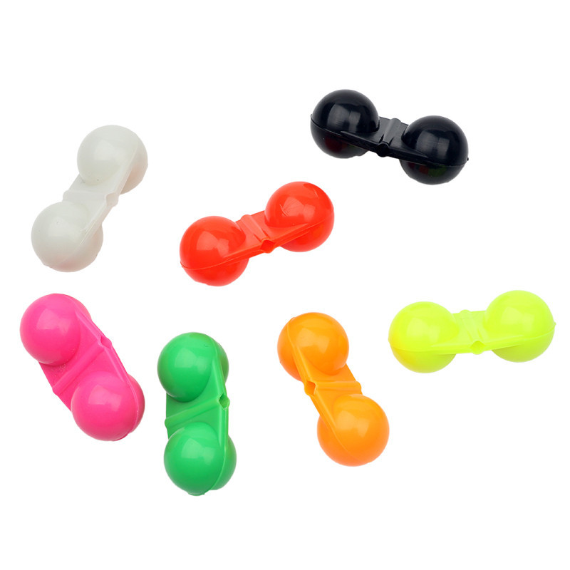 10pcs/lot Sea Fishing Attractor Double Turn Rattle Fish Bite Bait Alarm ...