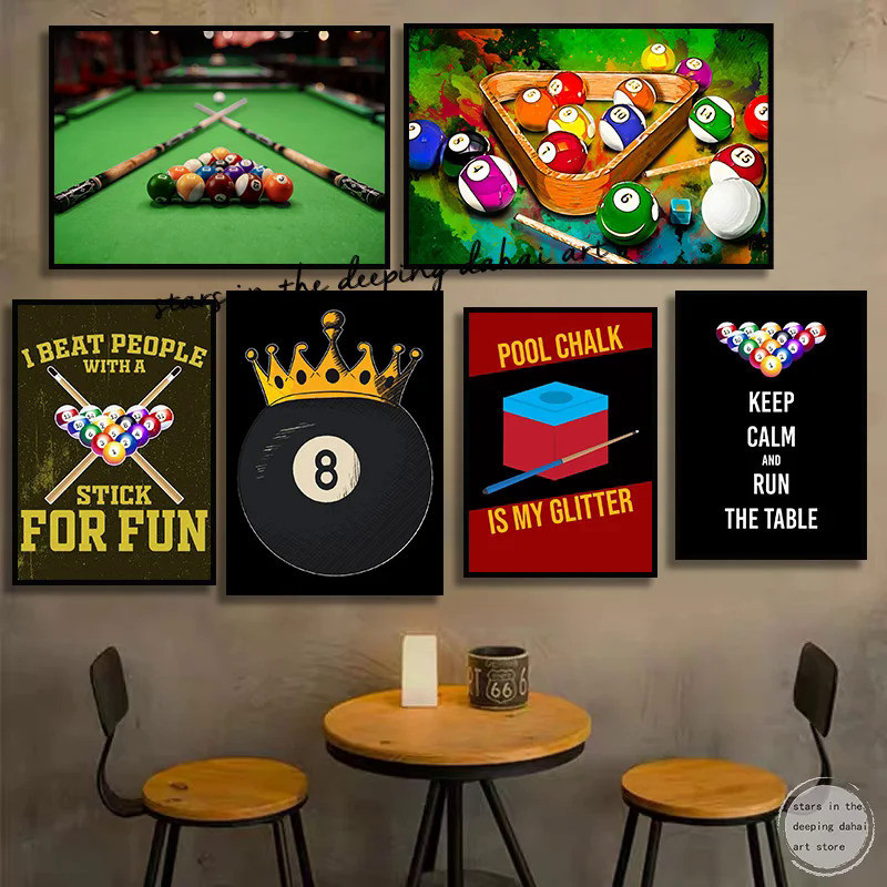 Pop Billiards Sports Billiard Pool Player Billiard Pool Art Posters ...
