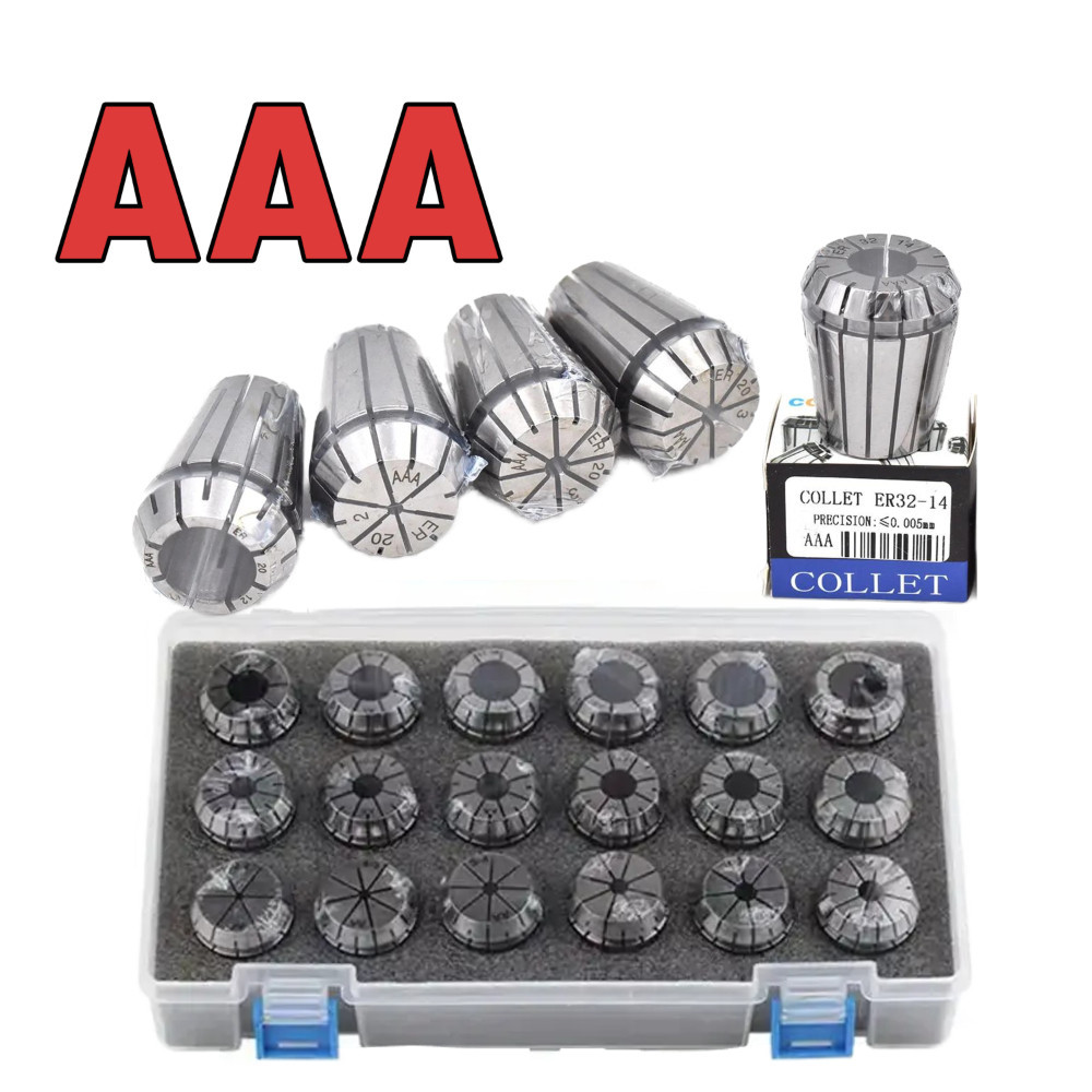 ER11 ER16 ER20 ER25 ER32 ER40 Collet Chuck Spring Collet Chuck Set Suit A AA Grade for CNC ...