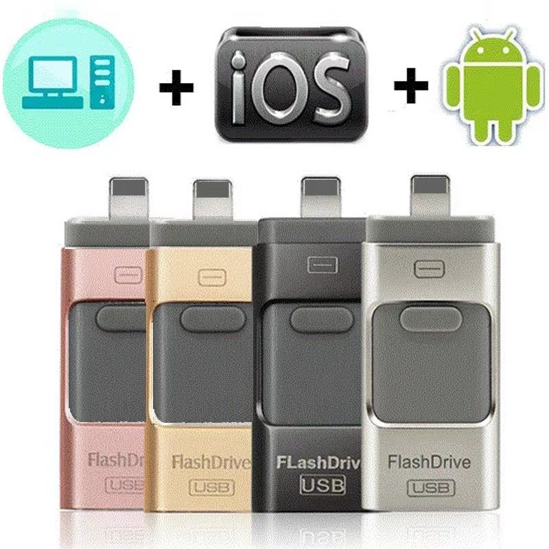 Y01 IOS 1TB OTG Flash disk drive 3in1 Data Storage for iphone Android ...