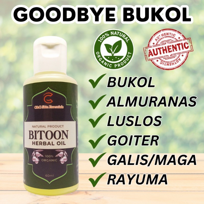 Bitoon Herbal Oil for Bukol: Original and Effective Pantunaw ng mga Bukol /Sea Poison Tree Oil ...