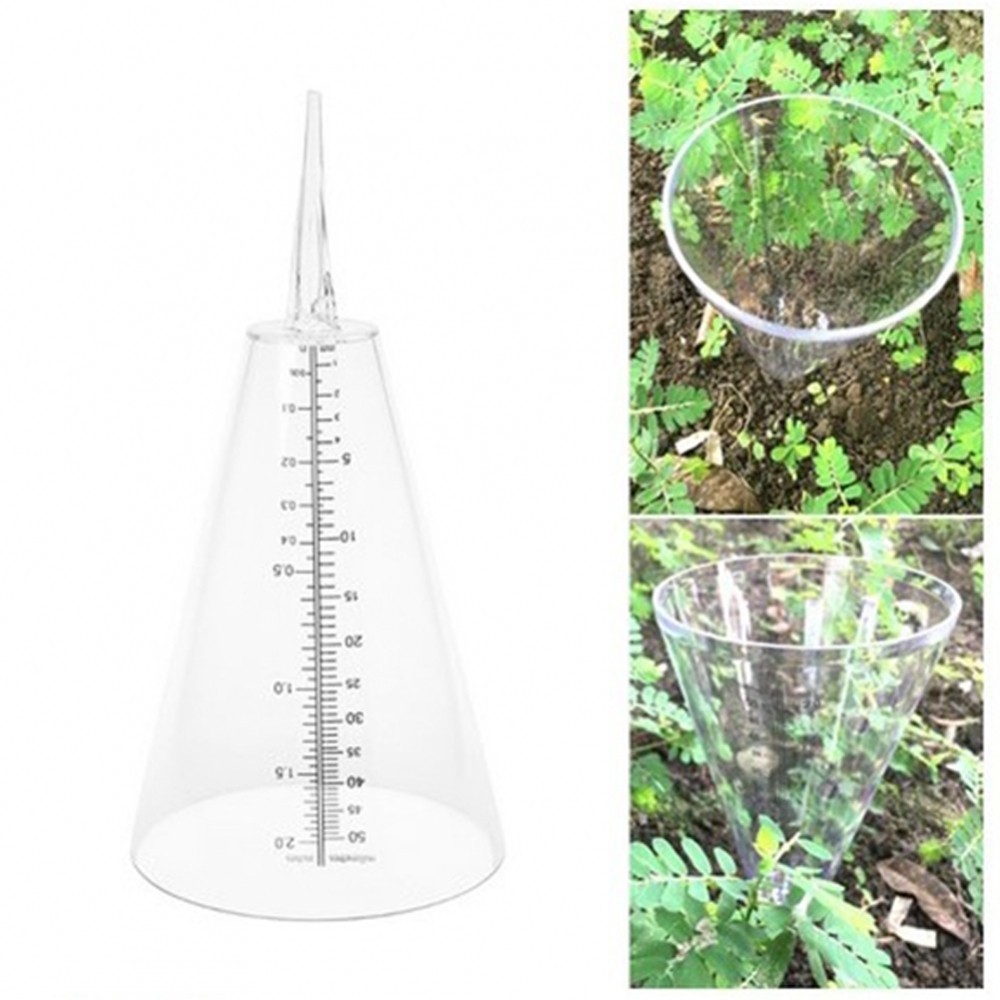 Rain Meter Fence Deck Building Garden Plug-in Plastic Rain Gauge 1 Pcs ...