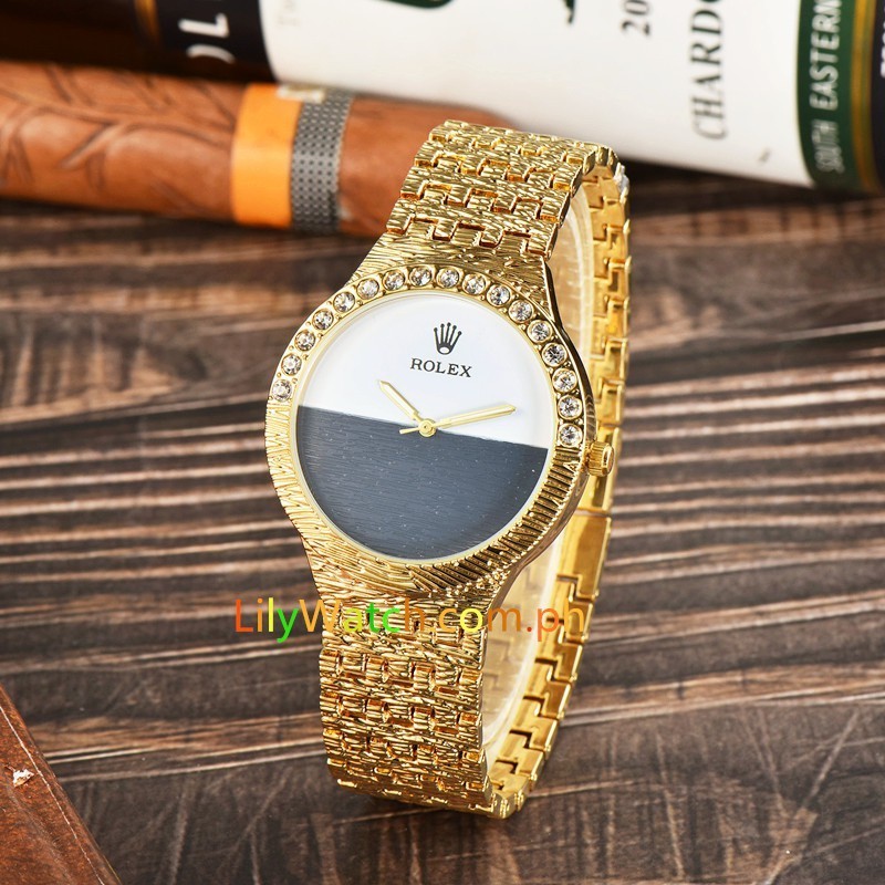 Unisex ROLEX Watch For Men Pawnable Diamond Analog Gold ROLEX Watch For ...
