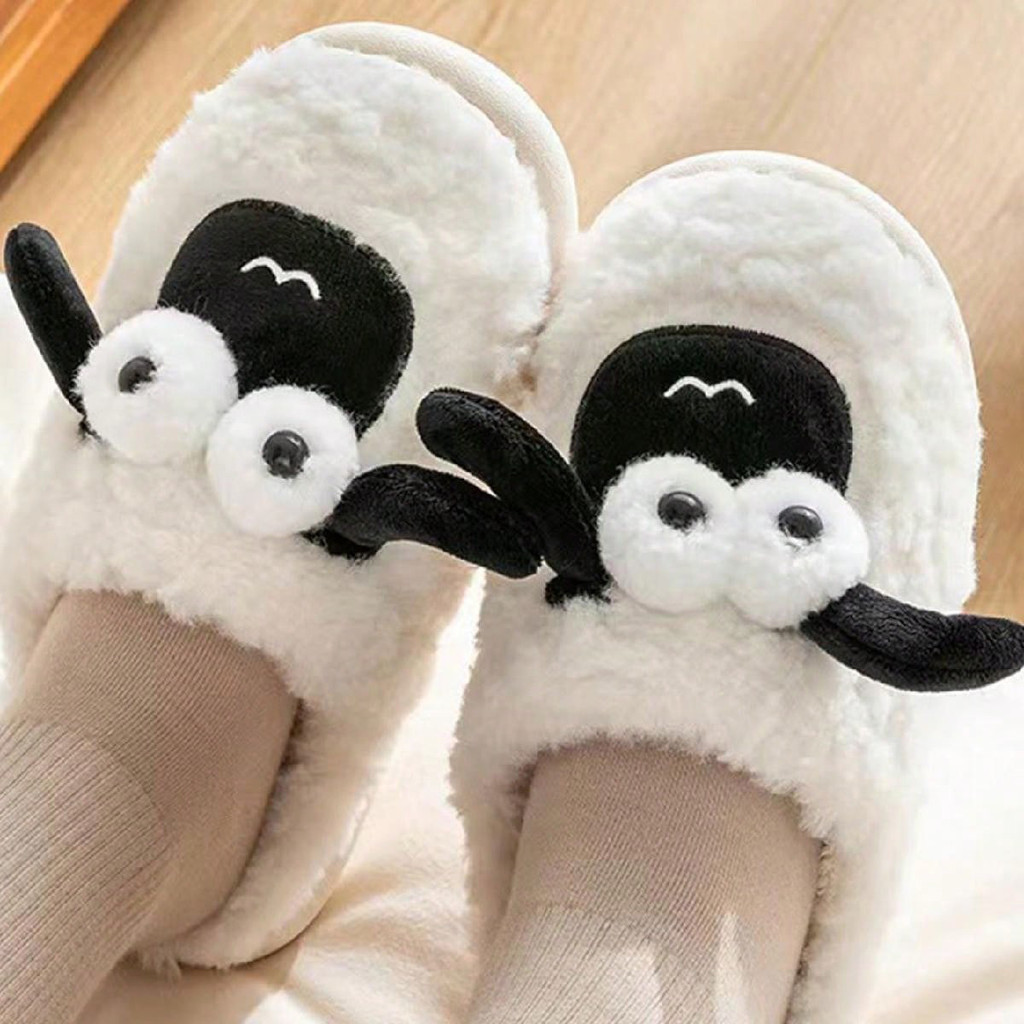 Cotton Animal Cartoon Slippers - Cozy & Comfortable for Home | Shopee ...