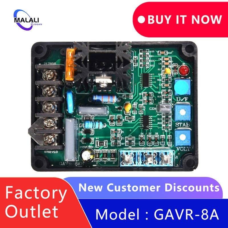 GAVR-8A/8B AVR Diesel Generator Set Excitation Stabilizer Board Automatic Voltage Regulator ...
