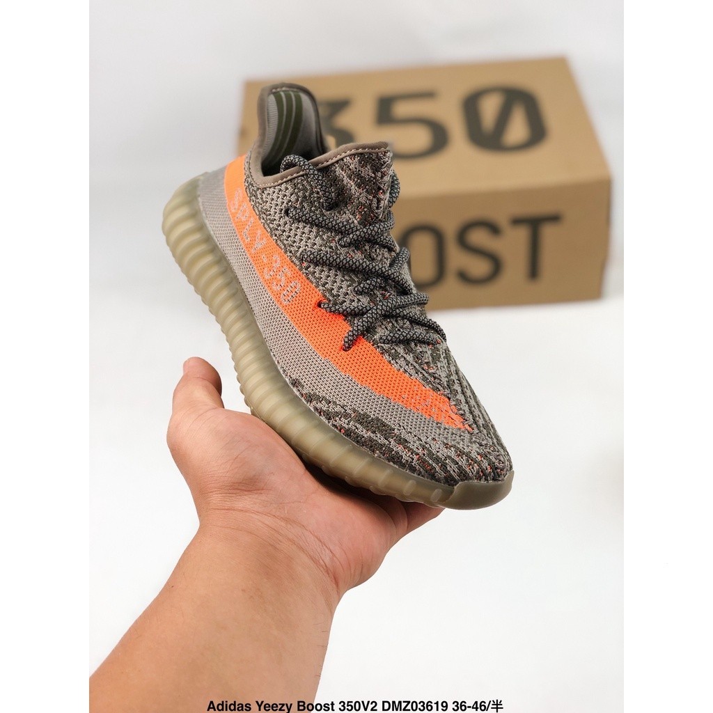 Adidas Yeezy Boost 350V2 Coconut popcorn running shoes are breathable ...