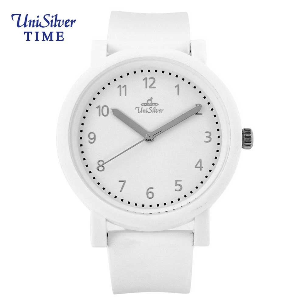 UniSilver TIME DUSK PATROL Men's Large Analog White Rubber KW3888-1001 ...