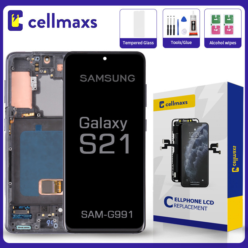 For SAMSUNG Galaxy S21 5G SM-G991 G991 LCD Touch Screen Replacement ...