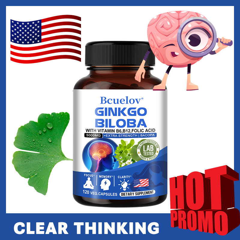 Ginkgo Brain Supplement | Memory, Focus & Clarity Formula | Nootropic ...
