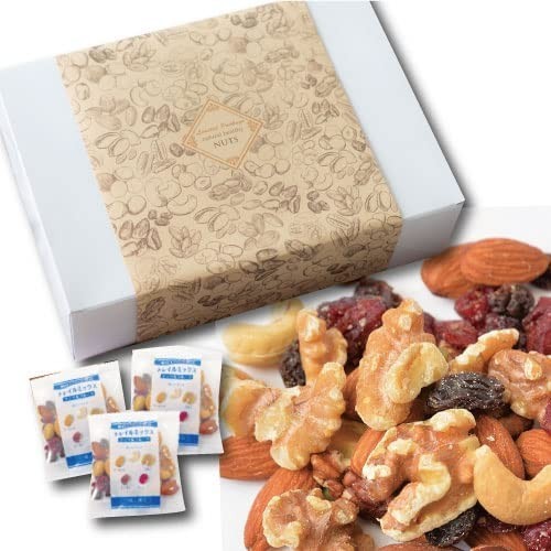 Gift Box Luxury 5-kind trail mix 25g x 36 bags Mixed nuts almonds ...