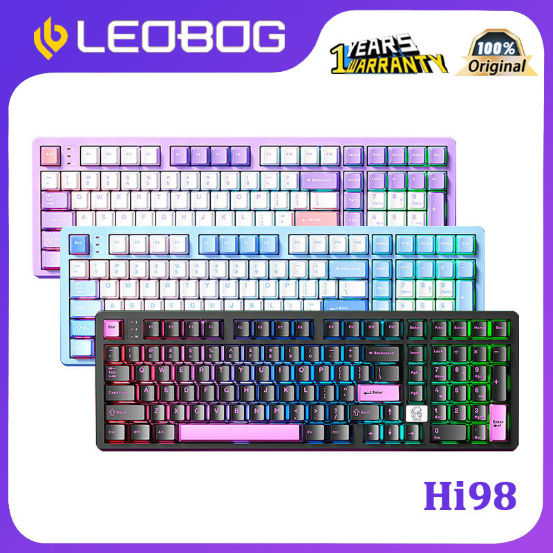 LEOBOG Hi98 Aluminum Turd Mechanical Keyboard Customized Gasket ...
