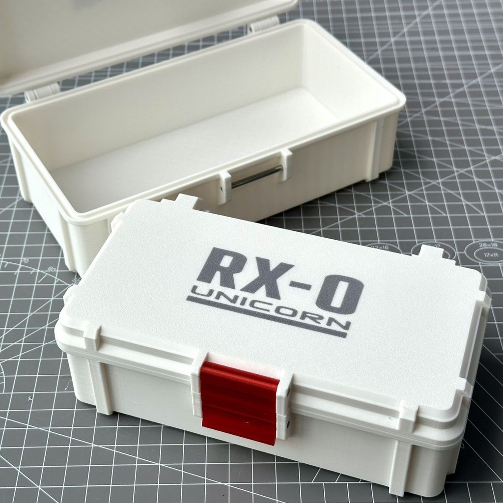 Figure Tool Box Gundam Unicorn RX0 Model Tool Storage Box Stationery ...