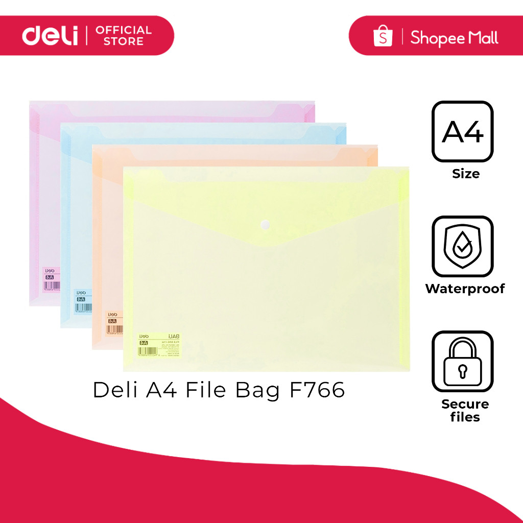 Deli F766 A4 File Bag | Shopee Philippines