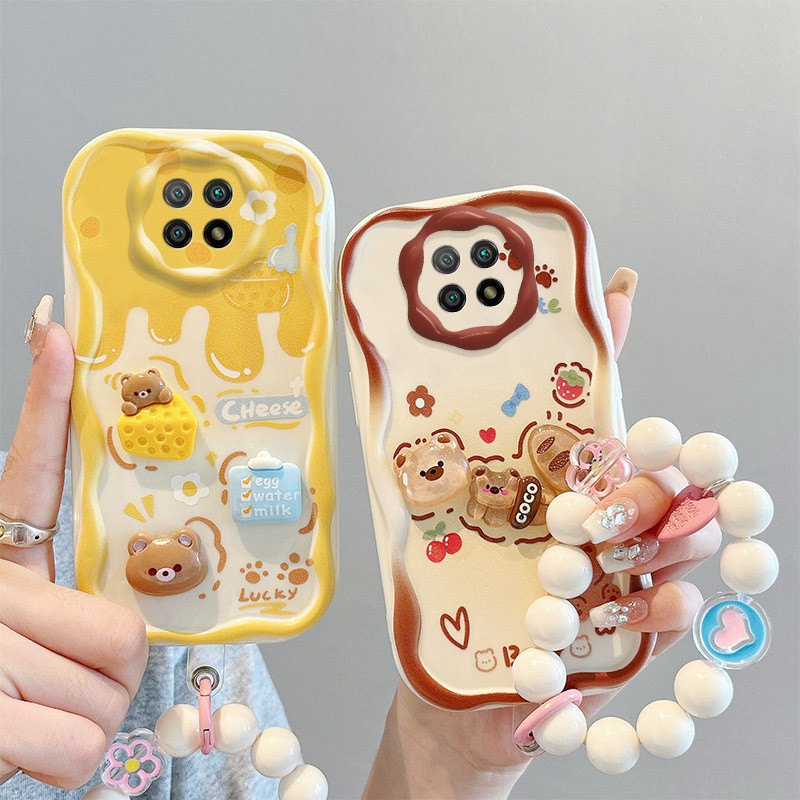 Phone Back Case For Redmi Note 9T 5G Luxury Fashion Cute Cartoon Puppy ...