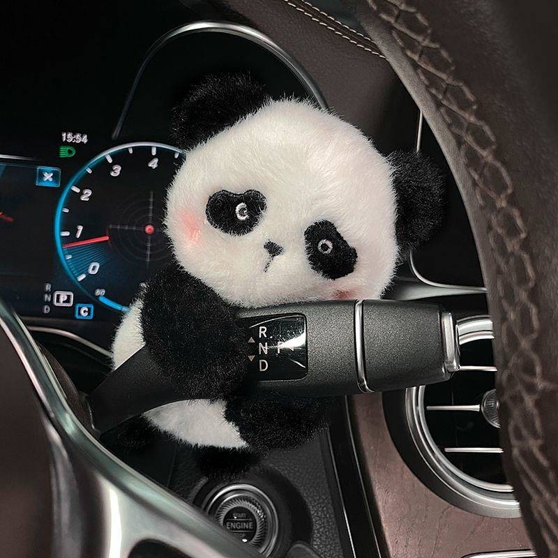 Car Windscreen Decoration Cute Panda Car Wiper Turn Light Plush Doll ...