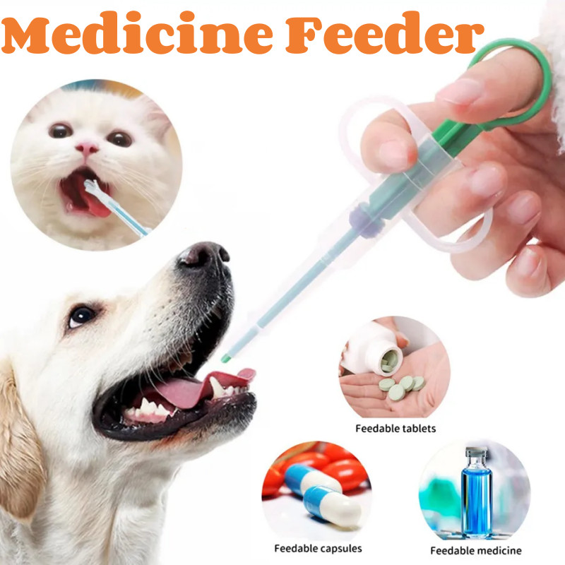 Pet Medication Feeding Kit Portable Pet Medicine Feeder Tool Push ...